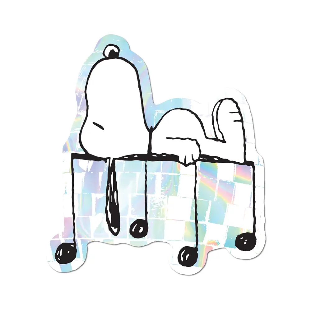 Sticker Disco Snoopy - Papeterie Julie Flamingo