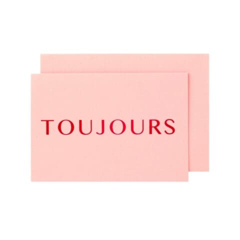 Carte de Voeux Toujours - Papeterie Julie Flamingo