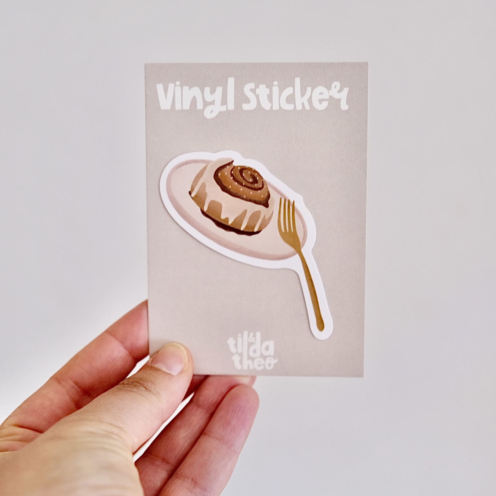 Sticker Cinnamon Roll - Papeterie Julie Flamingo